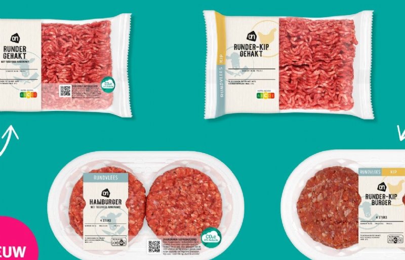 Albert Heijn komt met 'hybride' vlees van kip en rund - Nieuwe Oogst