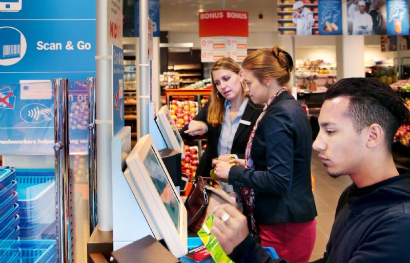 Albert Heijn opent zelfscan-supermarkt - Nieuwe Oogst